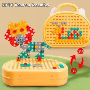 Vigor | Toys | Magic Montessori Play Toolbox Bear With Drill Toys For ...